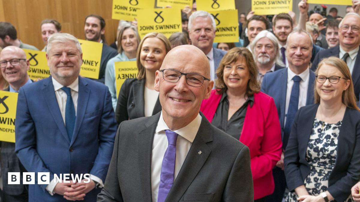 John Swinney gets Kate Forbes' backing to be next first minister - BBC News