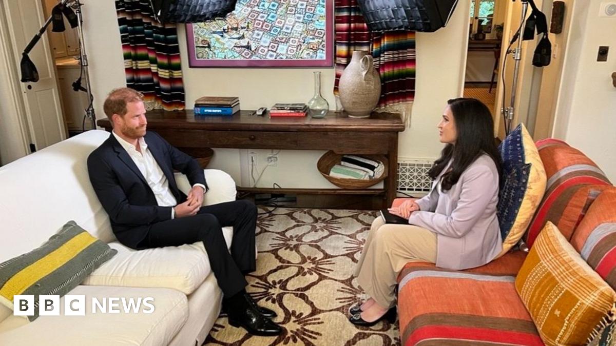 Watch Prince Harry speaking to BBC after losing legal challenge over his UK security - BBC News