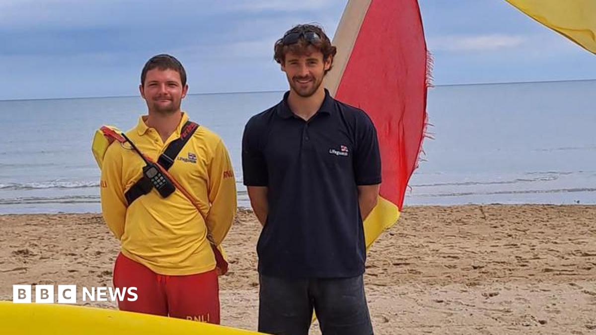Withernsea RNLI lifeguards recall rescue of girl swept out to sea - BBC ...