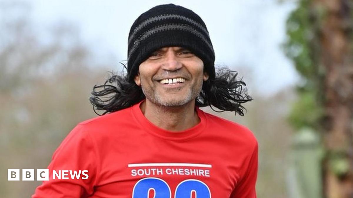 Derbyshire doctor takes on marathon-a-month challenge - BBC News