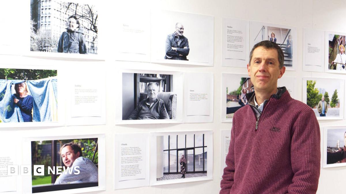 Wolverhampton exhibition shows portrait of city through people - BBC News