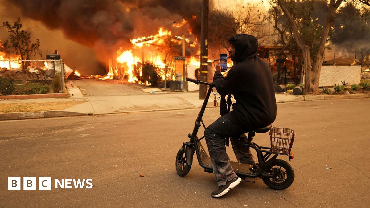 Photos of Los Angeles fires show blazes ripping through neighbourhoods ...