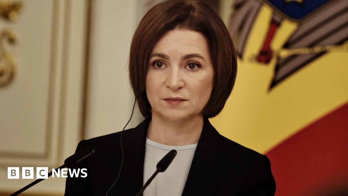 European leaders boost Moldova in face of 'relentless' Russia - BBC News
