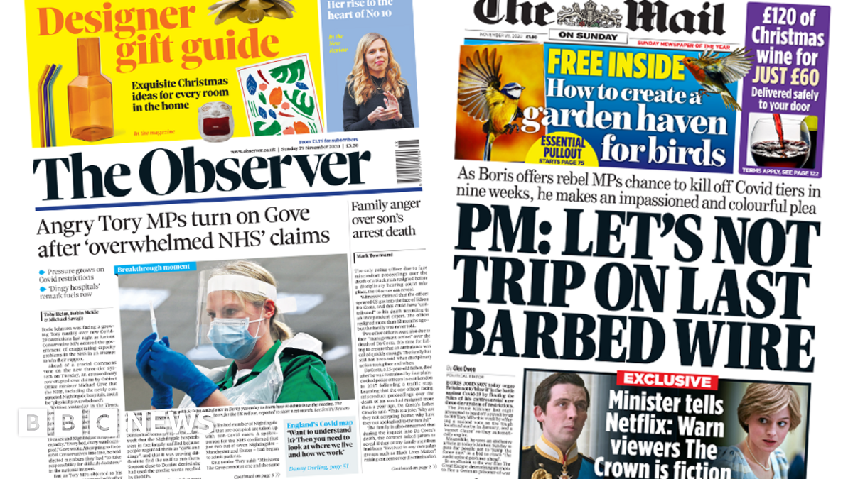 Newspaper headlines: Tory MPs' hospital anger, and PM 'in retreat ...