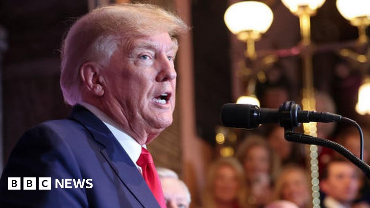 Trump's 2024 campaign has a different look, for now - BBC News