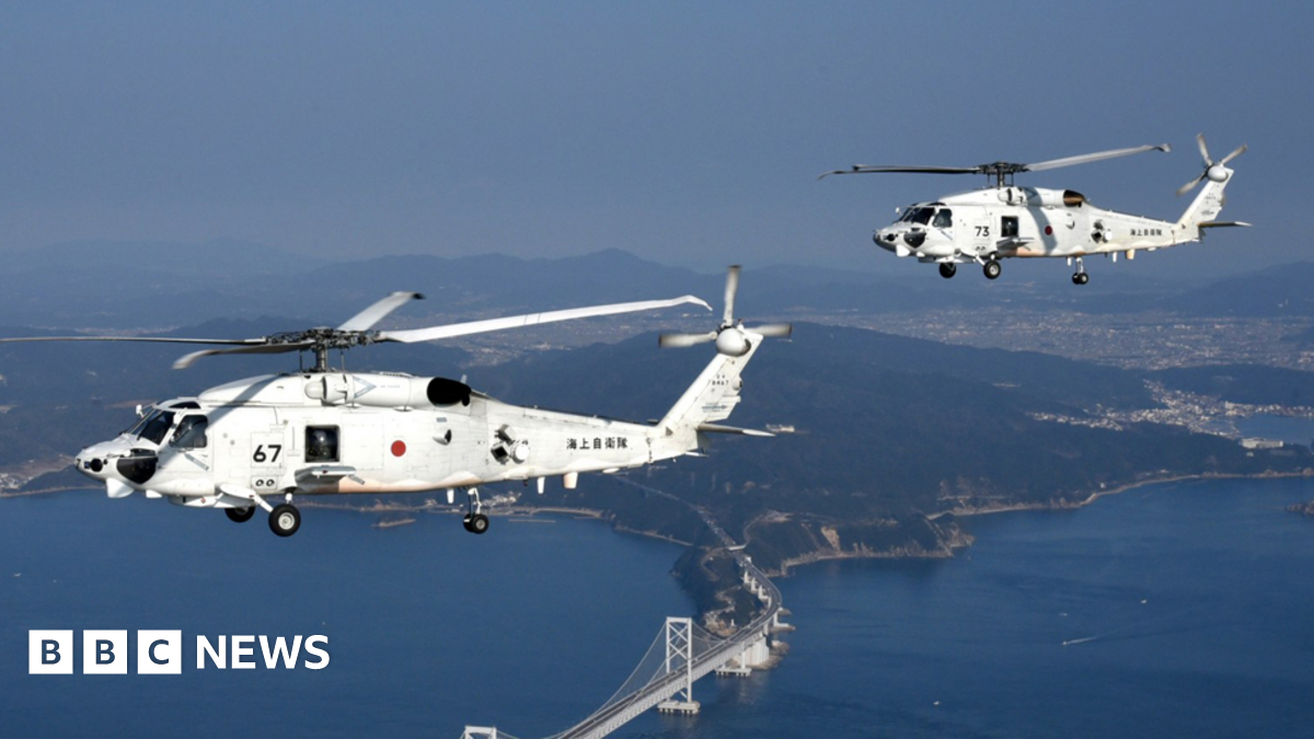 Japan helicopters crash: Search ongoing for naval crew in the Pacific ...