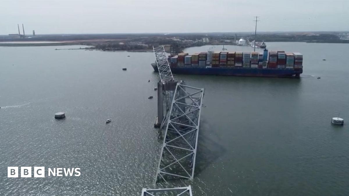 Baltimore bridge collapse: Six presumed dead after ship collides with ...