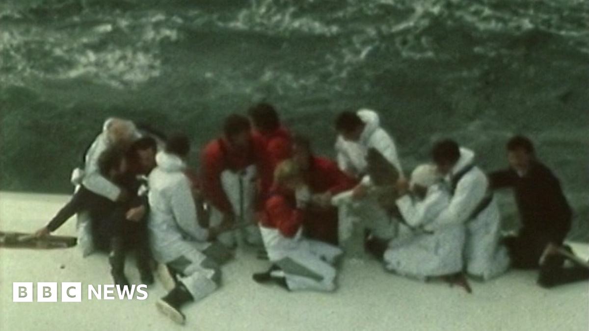 Duran Duran singer Simon Le Bon watches 1985 sea rescue for the first ...