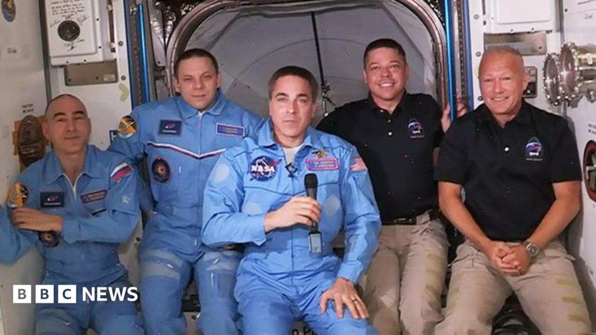SpaceX Nasa Mission: Astronauts on historic mission enter space station ...