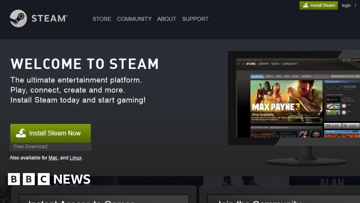 Dispute over games removed from Steam - BBC News