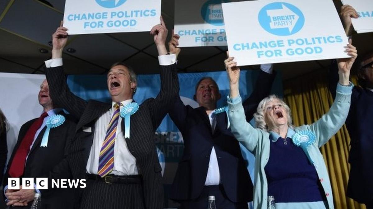 Brexit Party: Farage says Labour 'vulnerable' in Leave area - BBC News