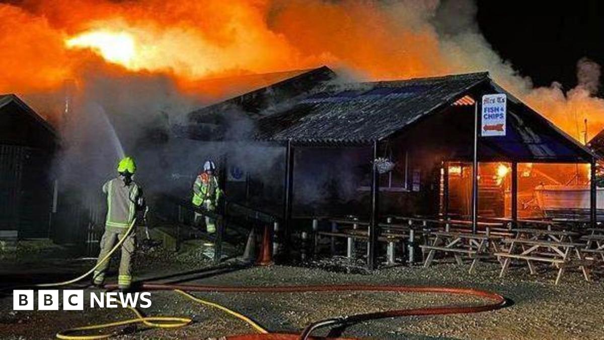 Southwold fish and chip shop gutted by fire set to open by spring - BBC ...