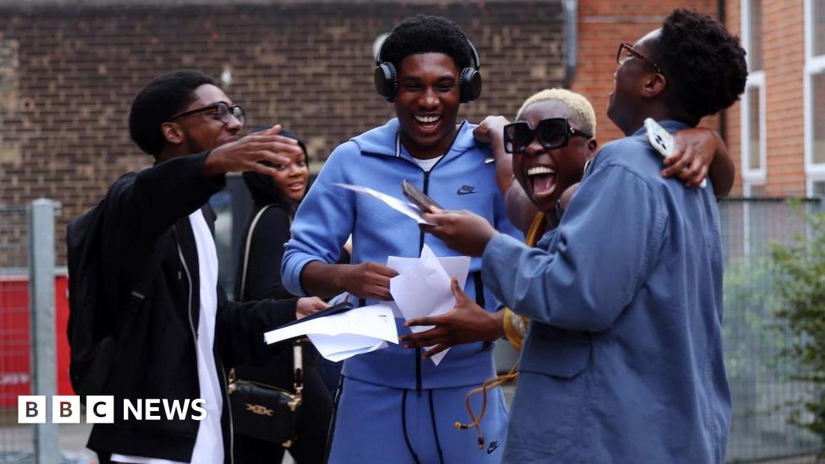 Record numbers get into uni and other A-level results takeaways - BBC News