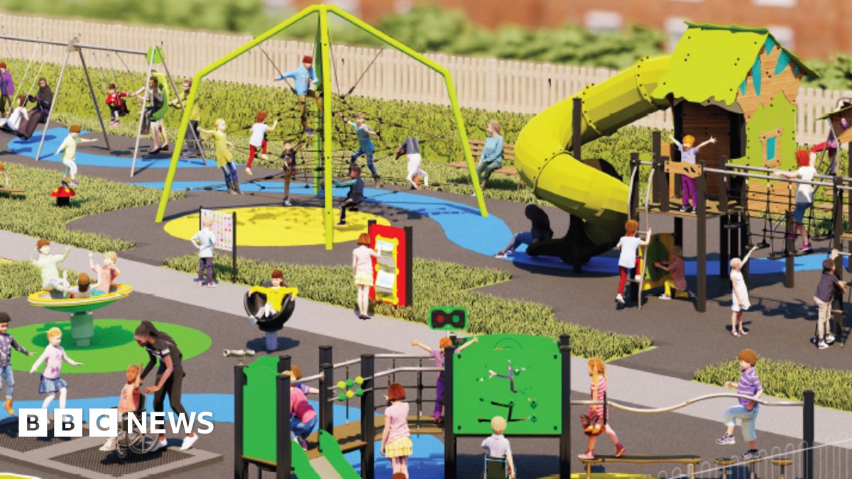 East Devon improves 10 play parks with £1.2m funding - BBC News