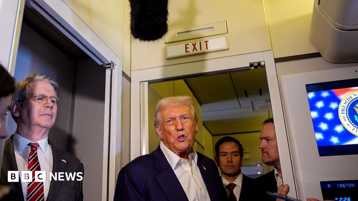 Trump says he had 'perfect' MRI at Walter Reed hospital - BBC News