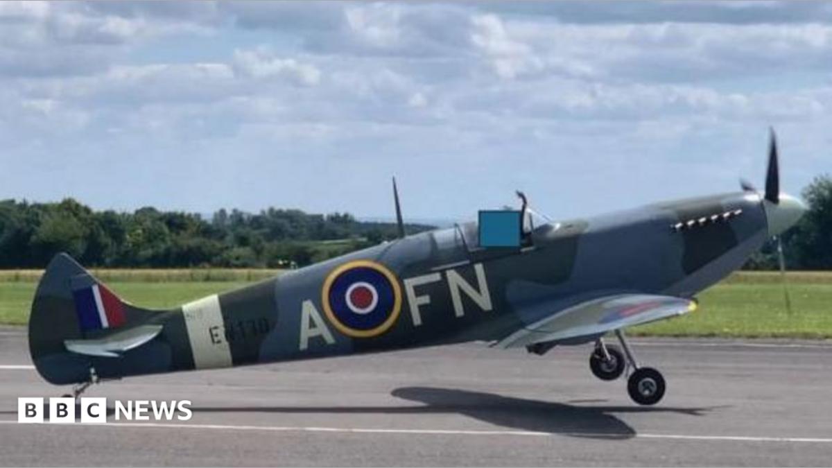 Enstone fatal crash report: replica Spitfire flipped on takeoff - BBC News