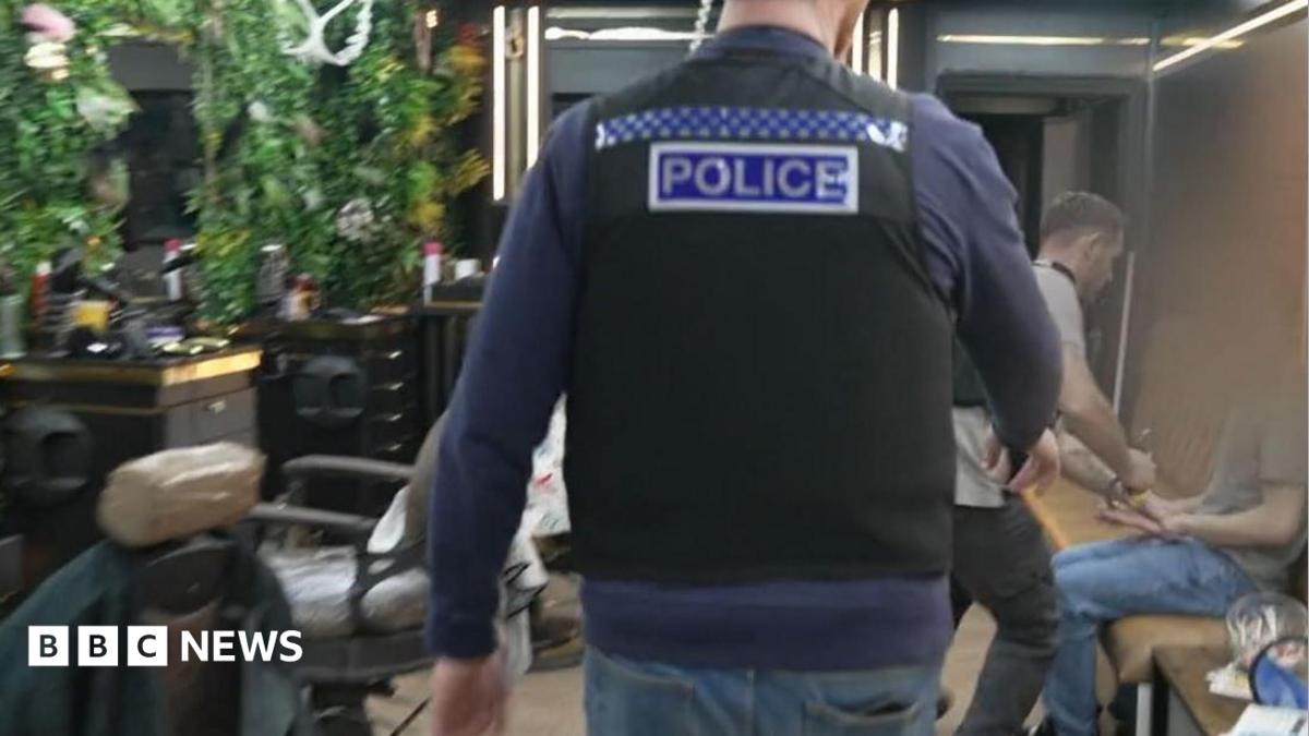 West Mercia Police say more shop and barber raids to come - BBC News