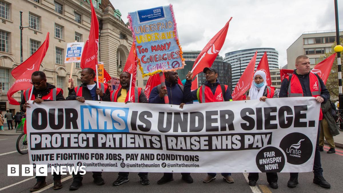 Almost 3,000 London NHS workers set to strike - BBC News