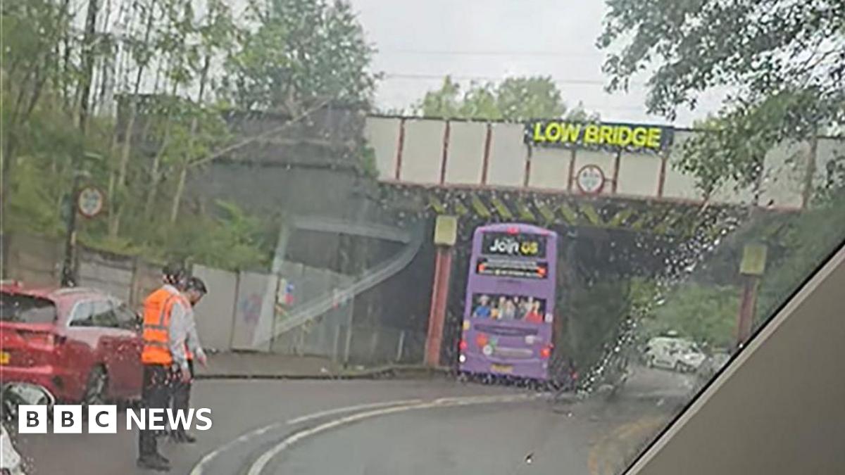 Second double-decker bus crashes into bridge in Greater Manchester ...