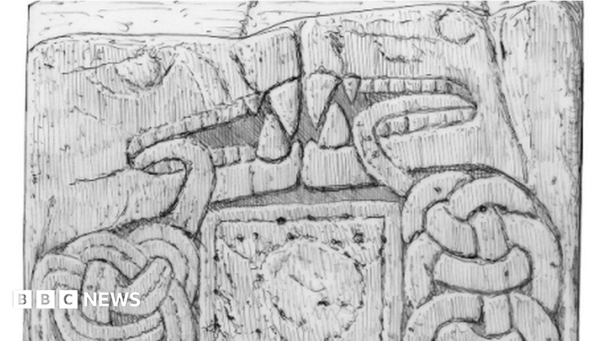 Pictish carved beasts 'unlike anything found before' - BBC News