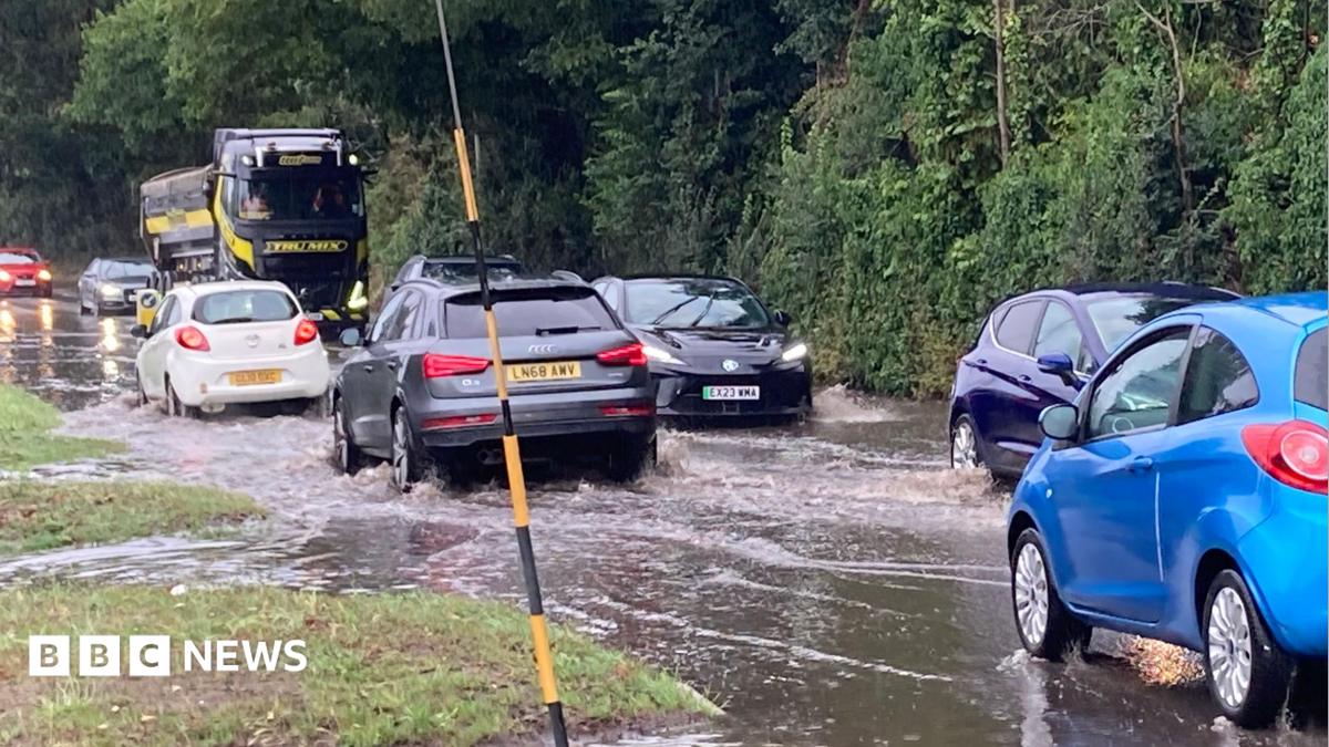 Disruption and floods possible as heavy rain forecast across East - BBC ...