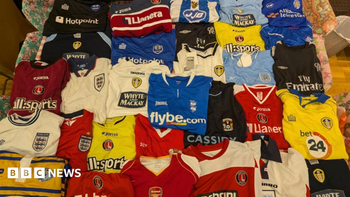 Peterborough charity blown away with donated football kits - BBC News