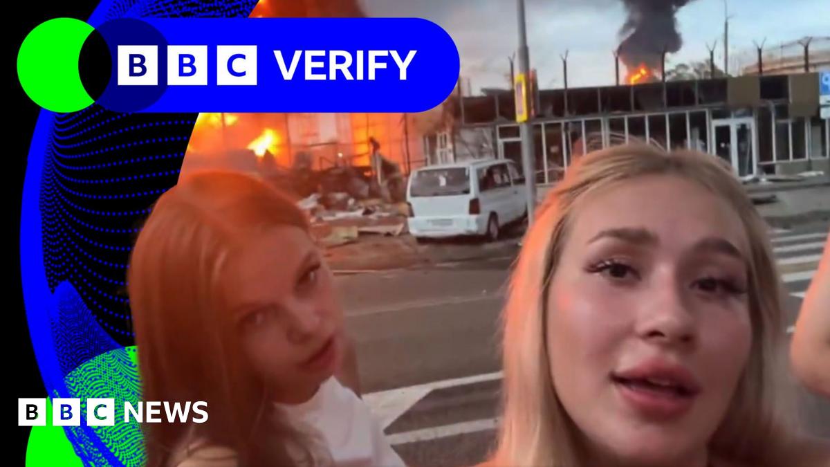 BBC Verify Live: Russian TikToker fined over drone strike video, and UK 'wealthy exodus' claim ...