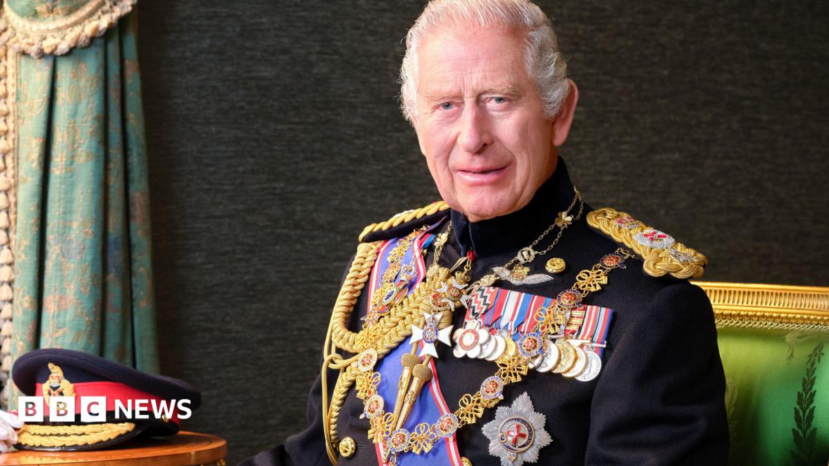 King Charles: Palace releases new portrait for Armed Forces Day - BBC News