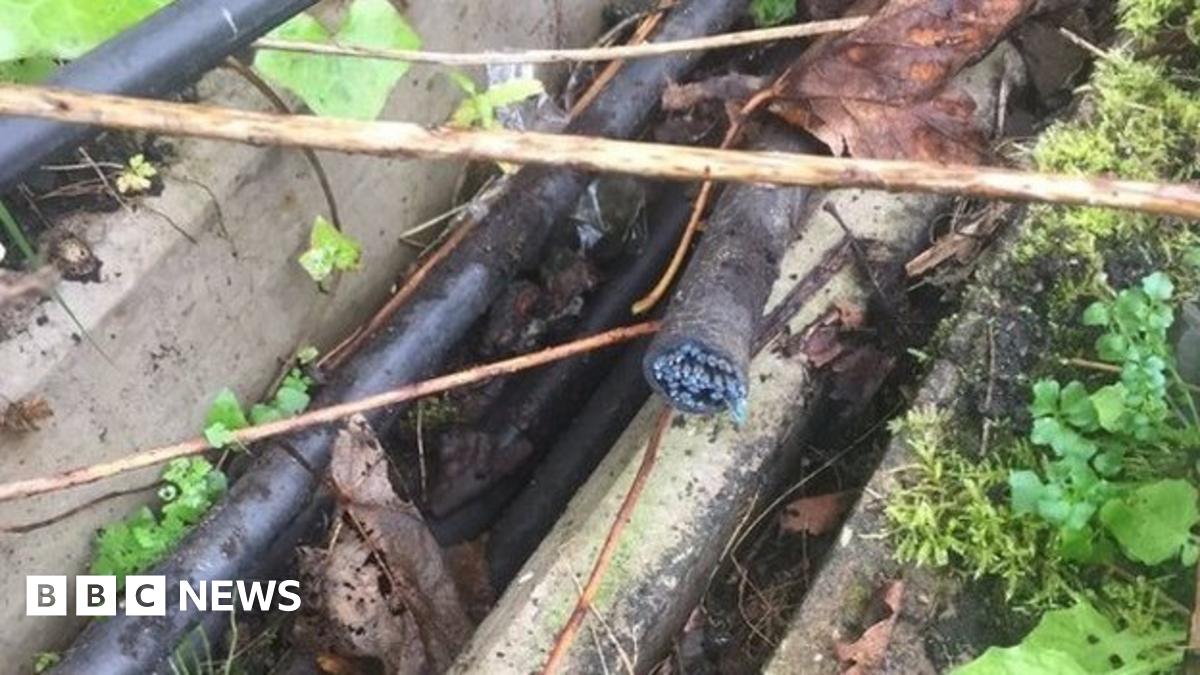 Thieves steal railway signal cable from Fife line - BBC News