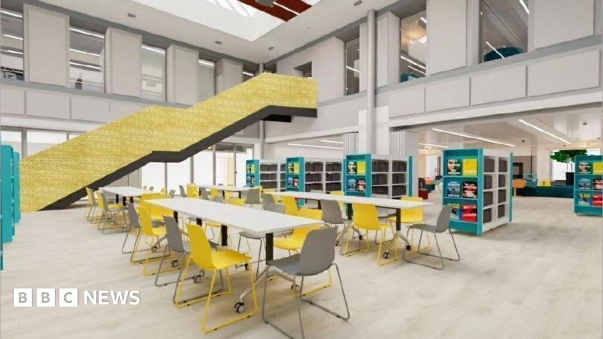 Designs for Reading's planned new central library released - BBC News