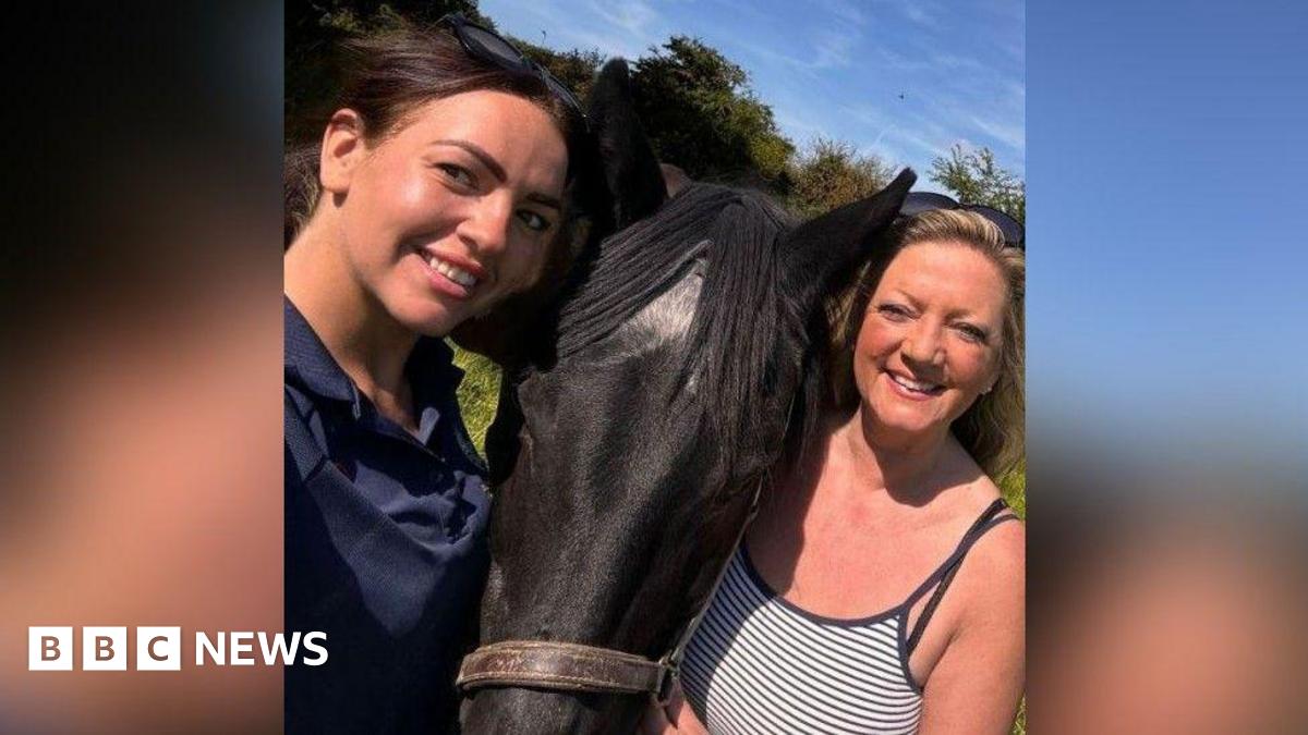 Humberside fire crew goes 'above and beyond' to rescue horse - BBC News
