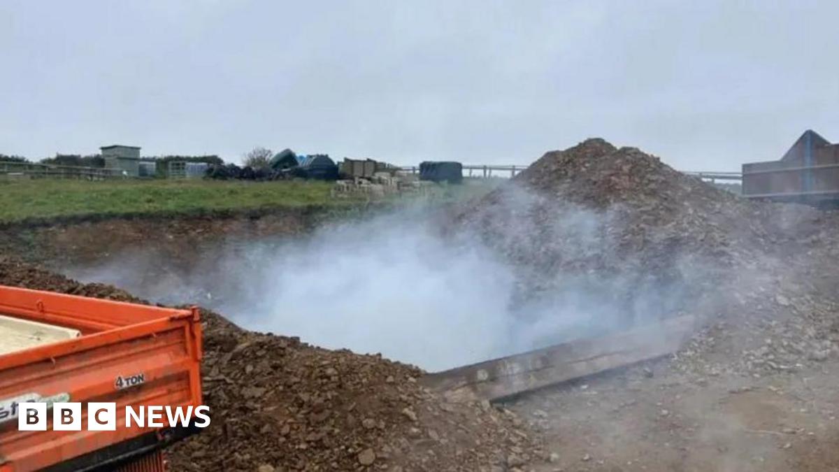 Untreated sewage and open burning of waste on Sark - BBC News