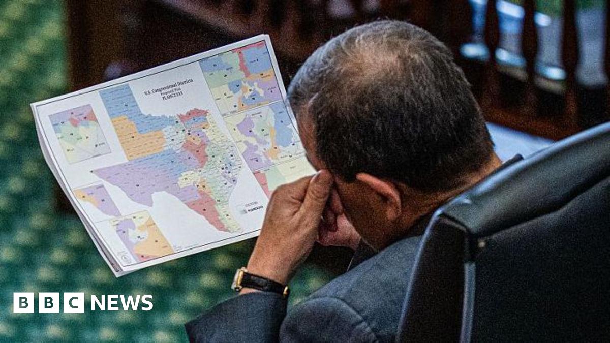 US court blocks Texas from using newly redrawn voting maps - BBC News