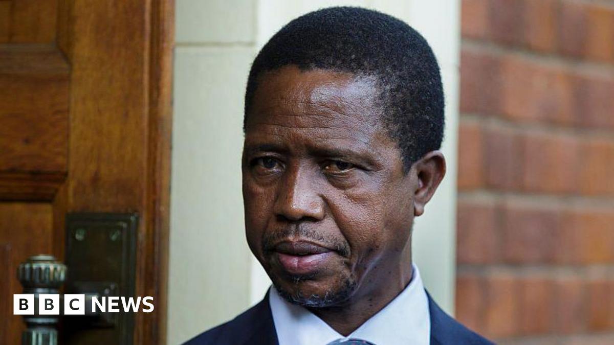 Edgar Lungu: Zambia's ex-president and the undignified row over his body - BBC News