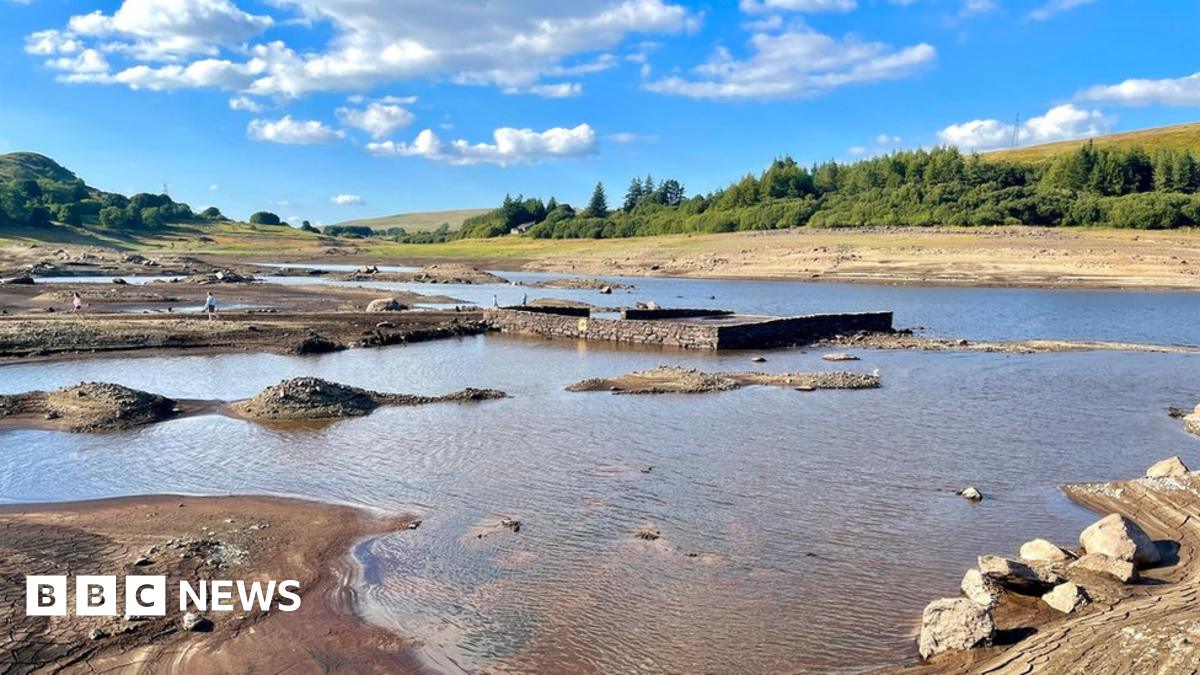 Capel Celyn: One rescued from lakebed mud of submerged village - BBC News
