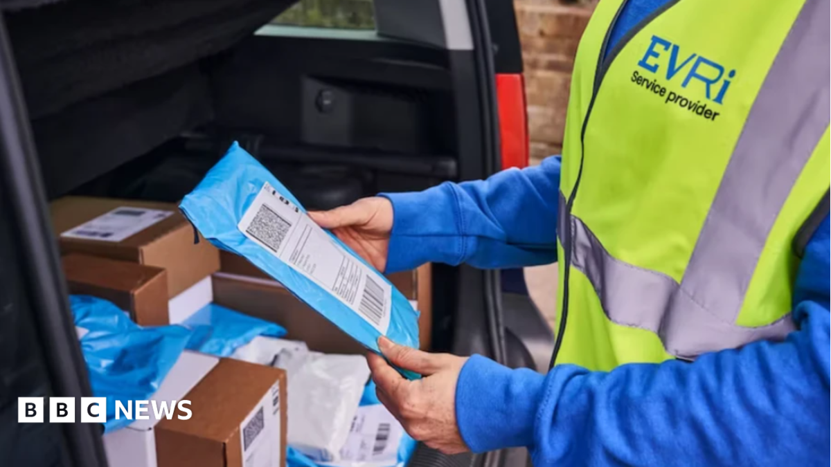 'Dumped' Evri parcel deliveries prompt responses by MPs - BBC News