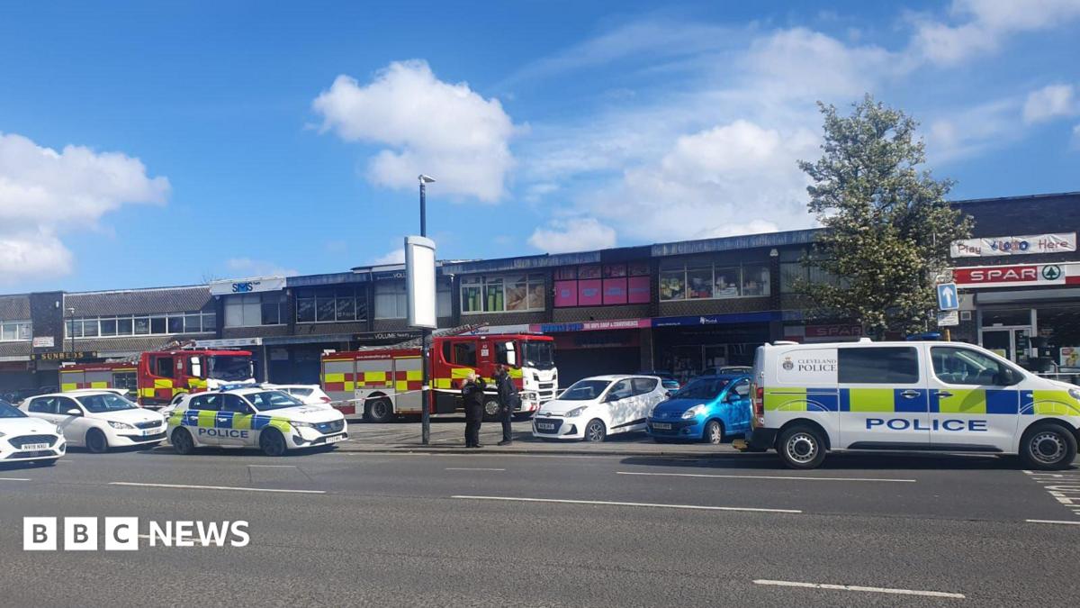 Middlesbrough fish and chip shop fire leads to shops' evacuation - BBC News