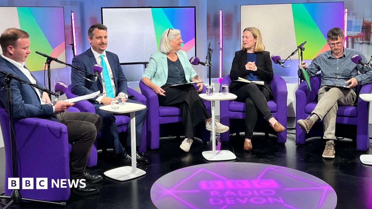 Parties clash on key issues in BBC Devon debate - BBC News