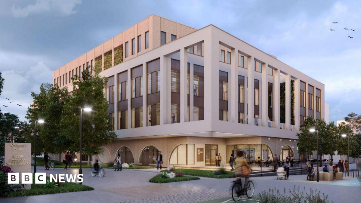 Plans withdrawn for £500m Newcastle health hub's first building - BBC News