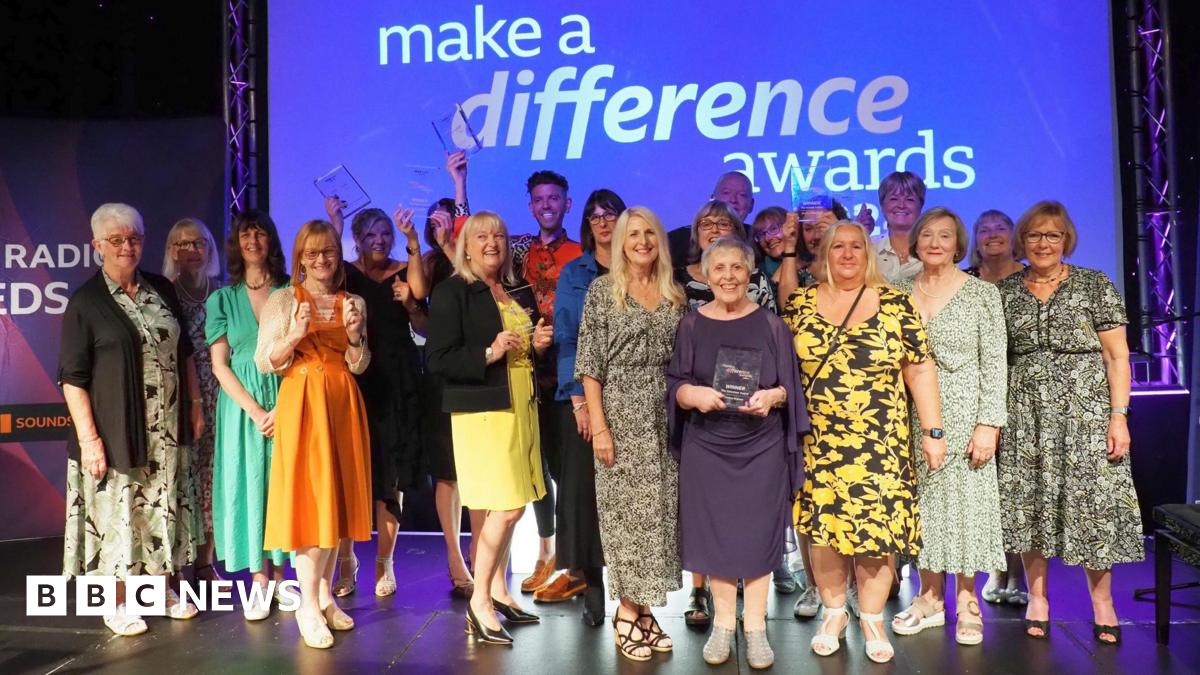 Make a Difference: Community heroes honoured for work - BBC News