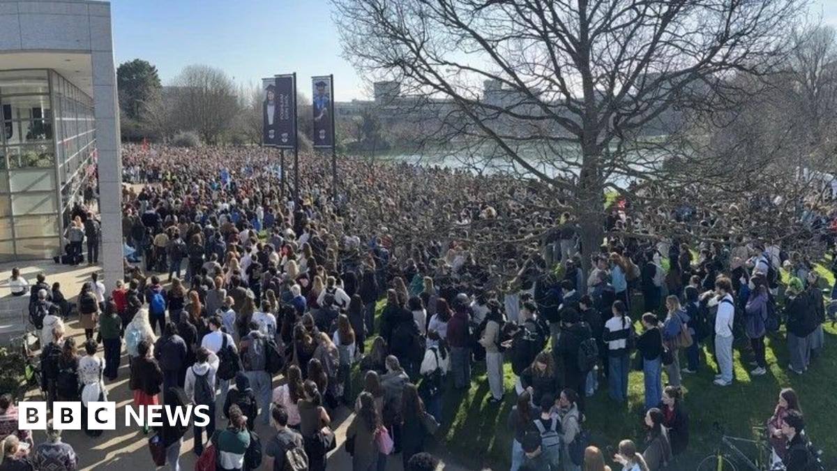 UCD: students rally after victim's explicit images circulated - BBC News