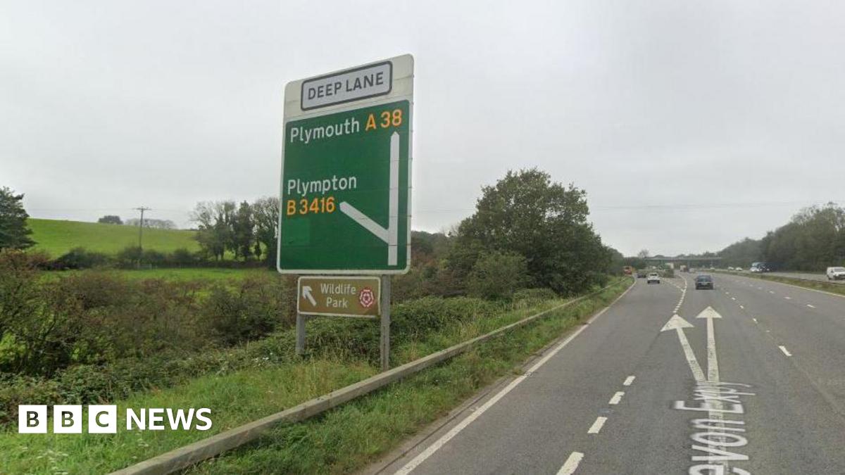 Man has life-threatening injuries after A38 crash - BBC News