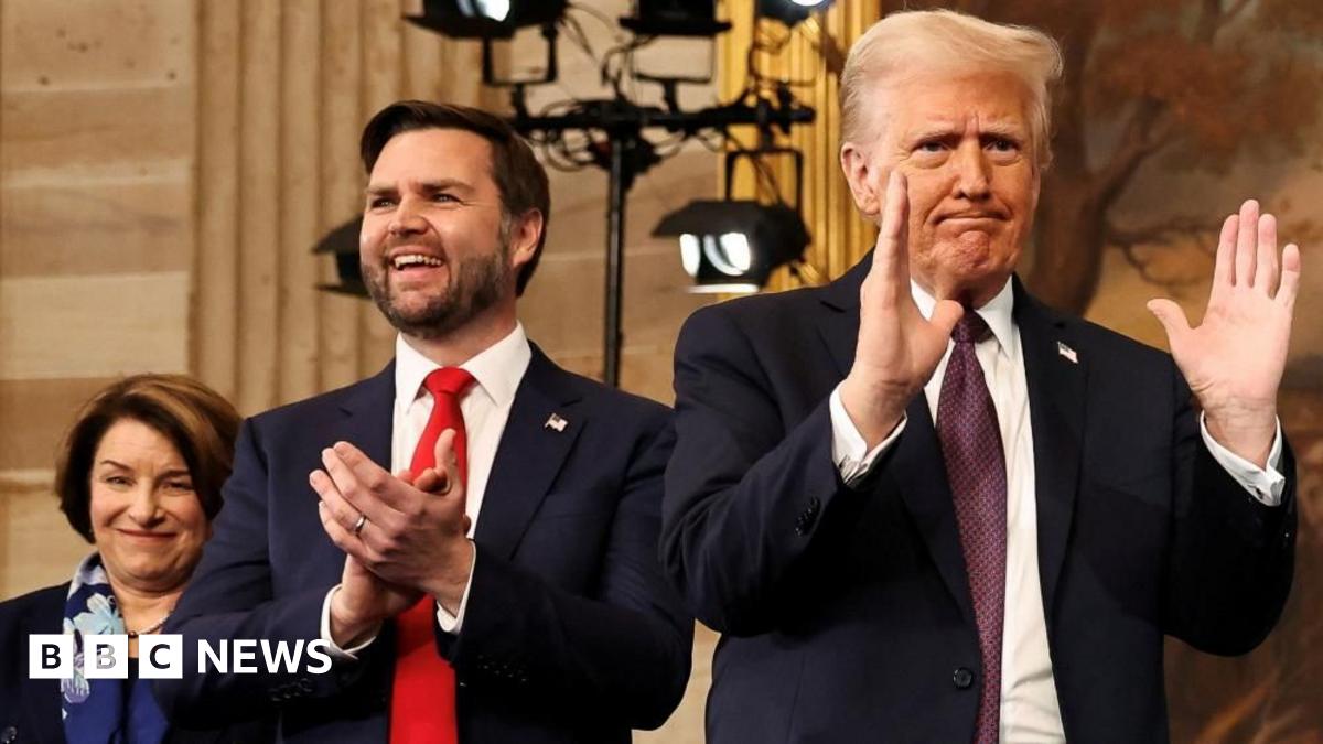 Missed Trump's speech? Here are five takeaways - BBC News