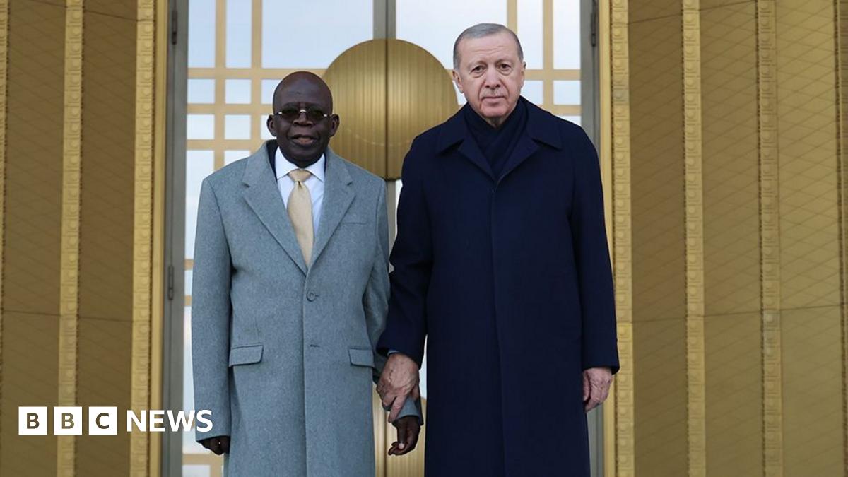 Bola Tinubu: Nigeria president 'in great shape' after falling at Turkey ...