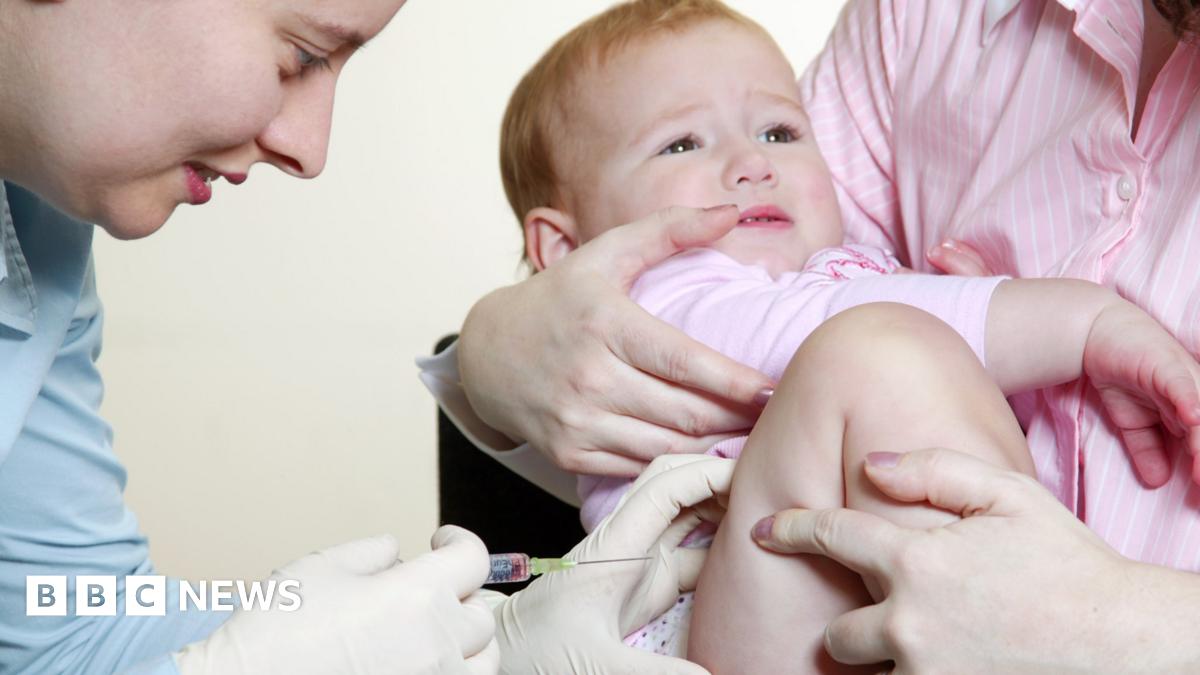 Childhood MMR vaccination rates fall - BBC News