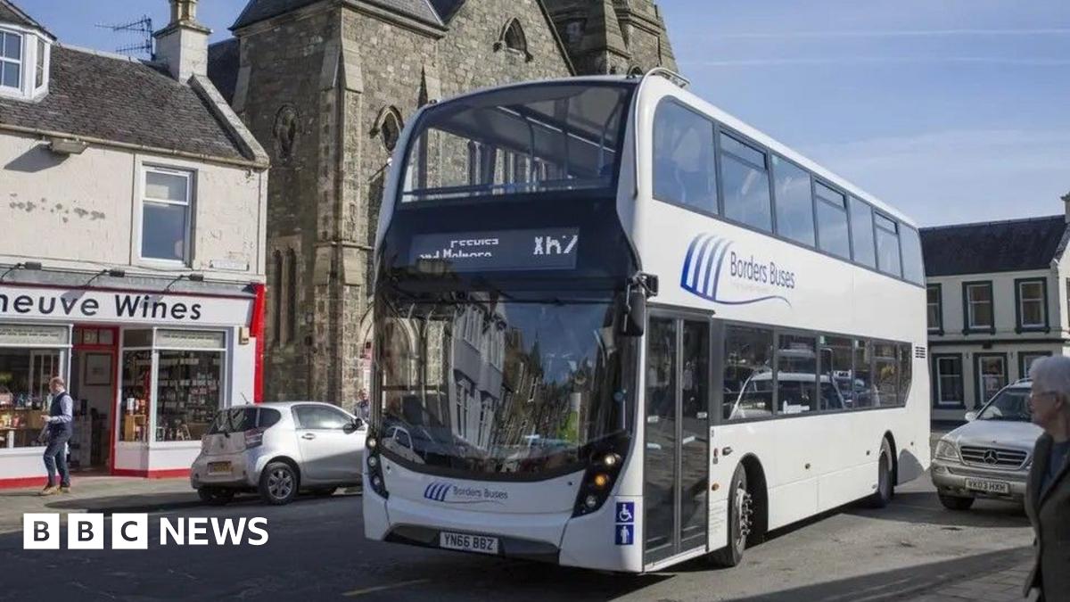 Bus services in Hawick cancelled due to rowdy school pupils - BBC News