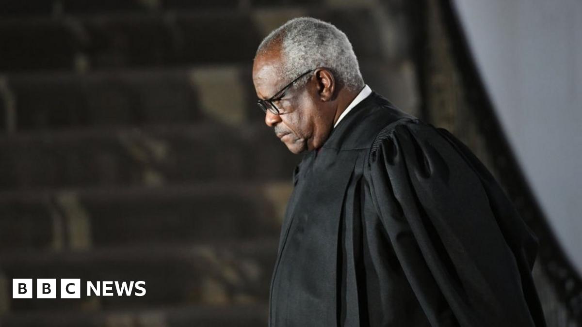 Clarence Thomas under fresh scrutiny over school fees - BBC News