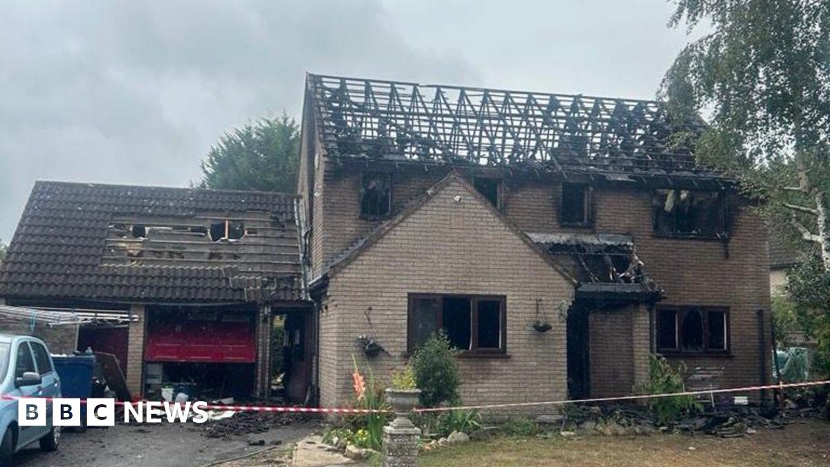 Wimborne house fire victim warns about computer safety - BBC News