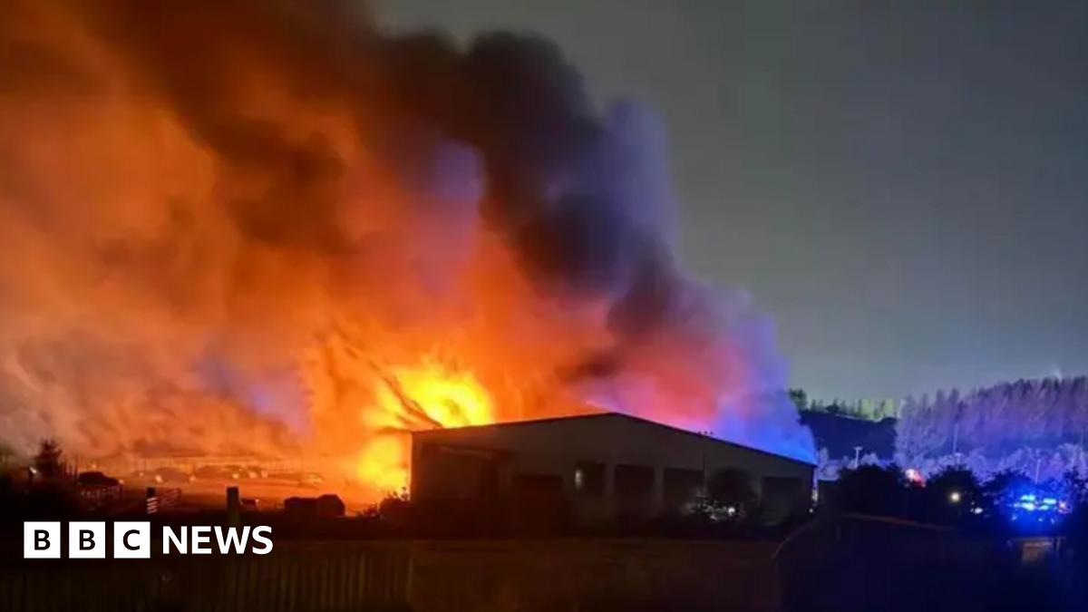 Car dealer fire: Ron Skinner boss on heartbreak of job losses - BBC News