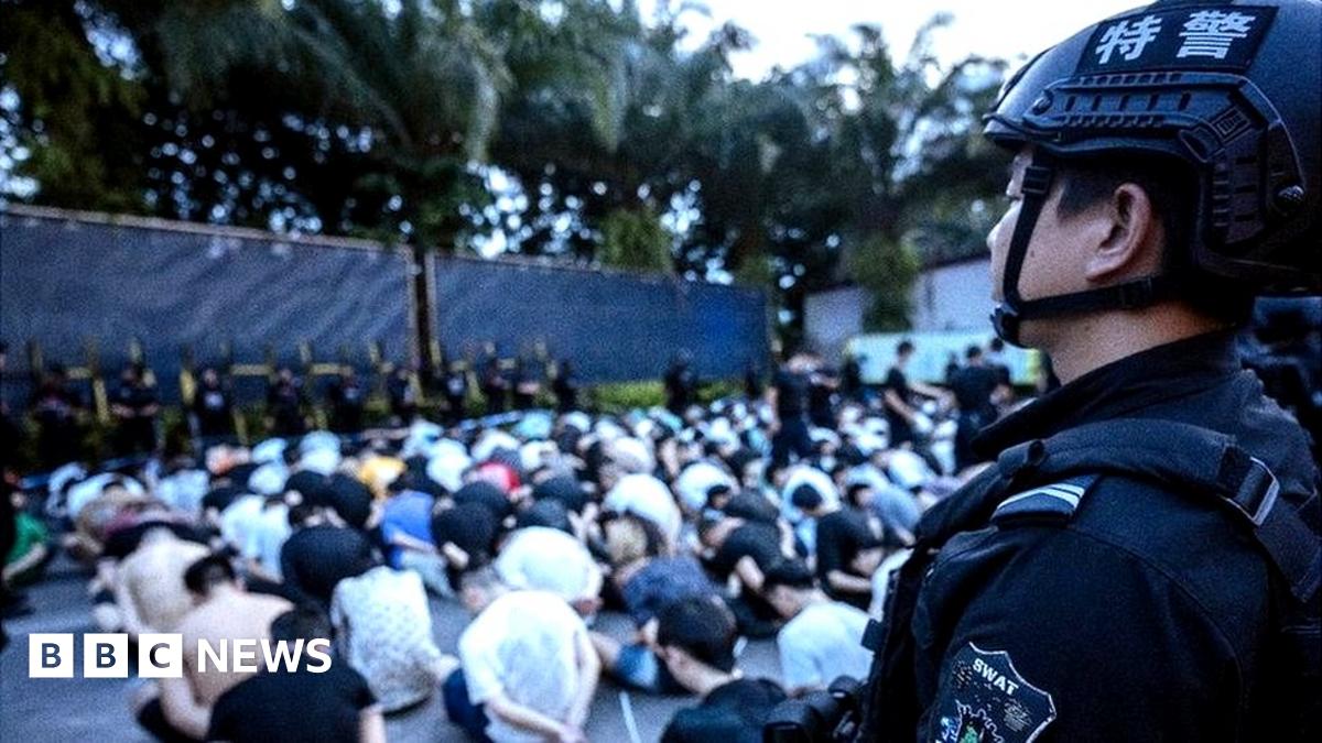 The Chinese mafia's downfall in a lawless casino town - BBC News